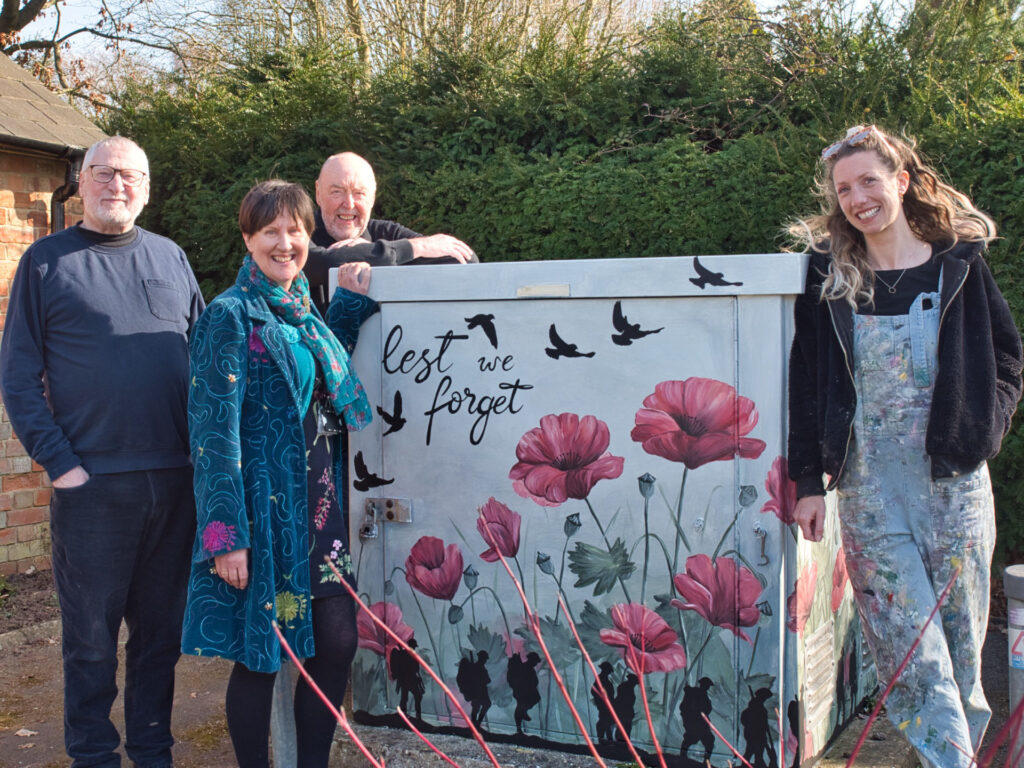 Danksy transforms utility box eyesore at Battlefield Crosses Museum ...